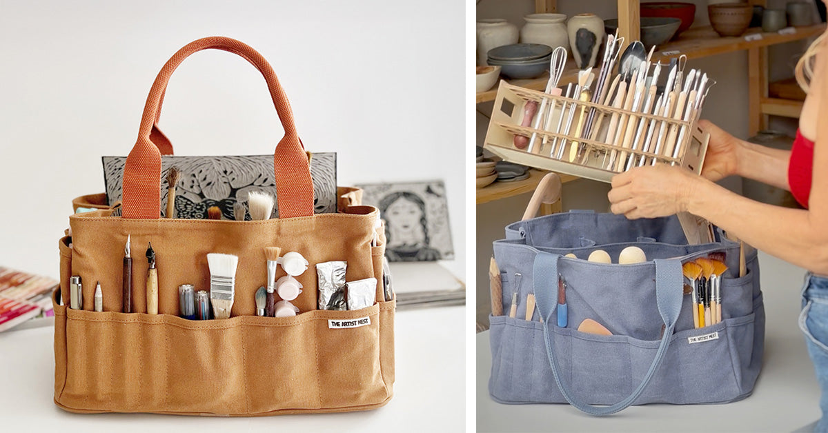 Pottery Tool Bags Australia | Canvas Artist Bags | Byron Bay – The ...